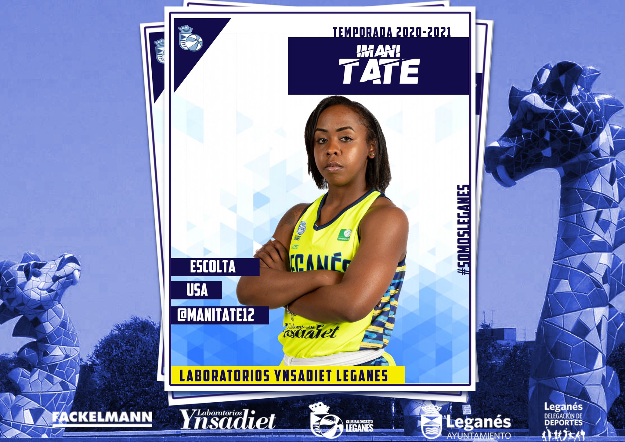 Baloncesto | Imani Tate firma su renovación con el Leganés hasta 2021