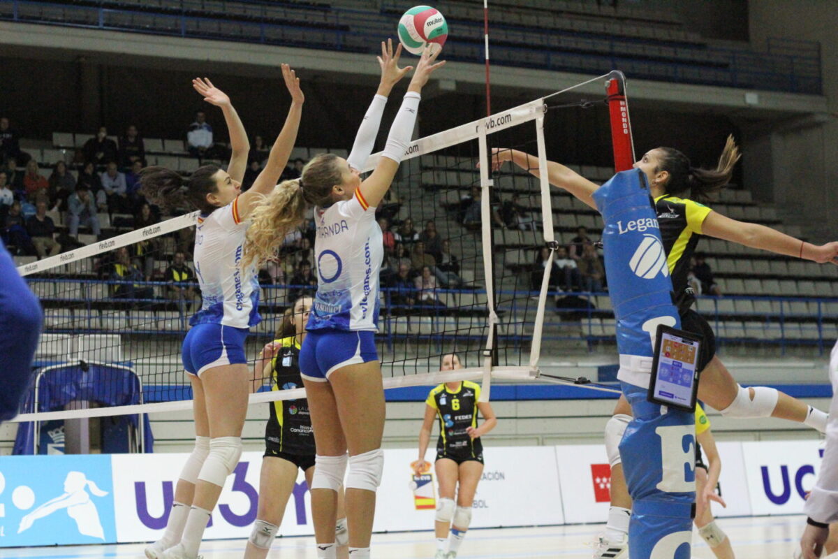 El Voleibol Leganés cede su primera derrota, pero mantiene la cima tras ...